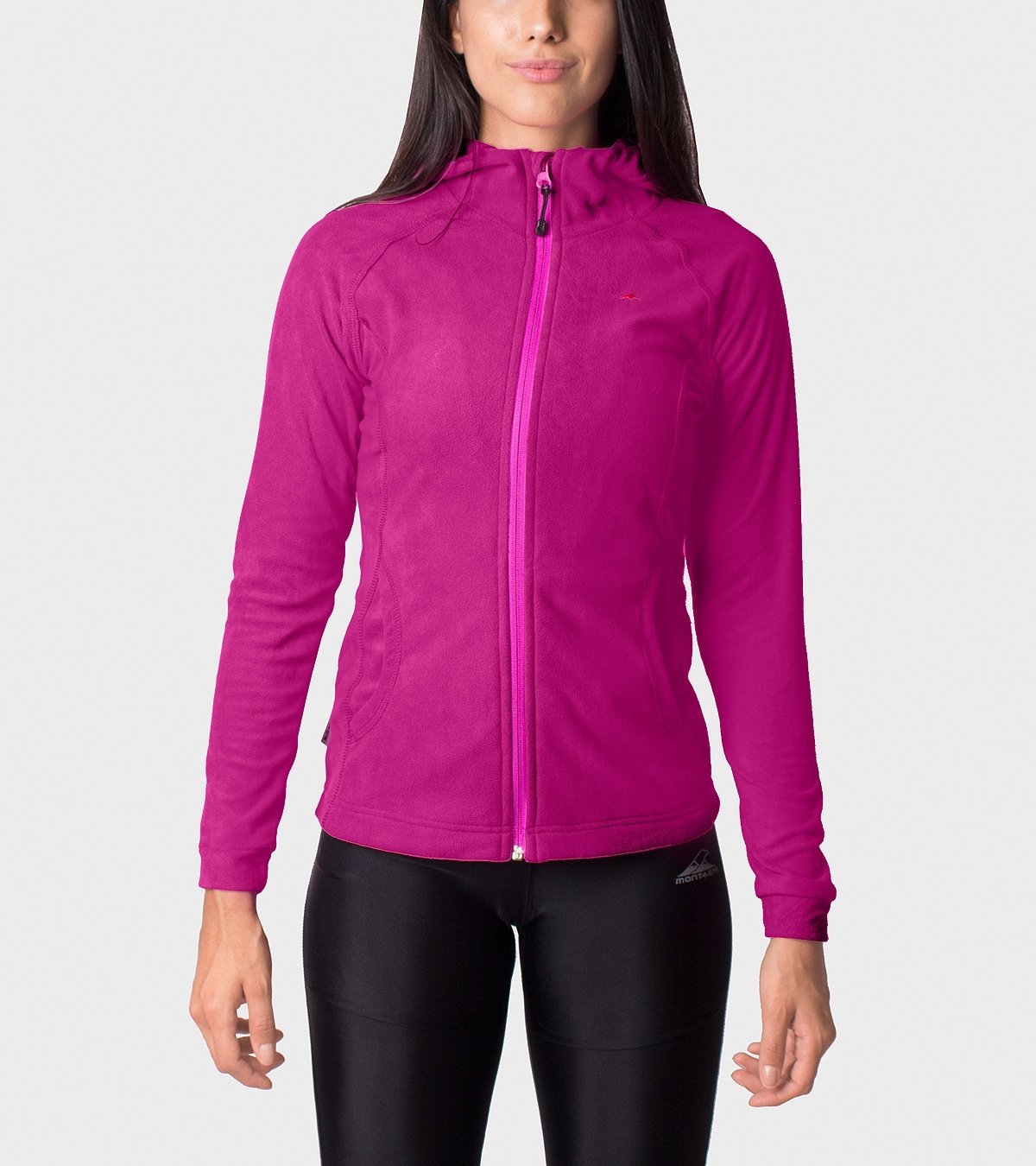 Campera de mujer de micropolar con capucha Aradia